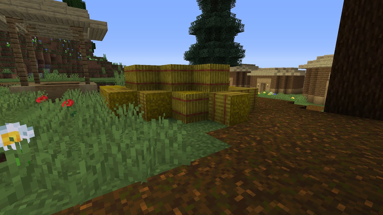 Minecraft 1.16 survival haystack | Tour - YouTube