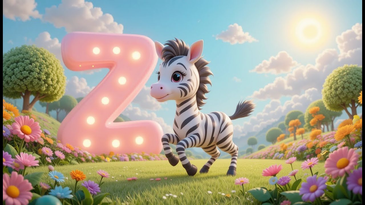 Z is for Zebra - ABC Animal Song for Kids | Learn Alphabet with Fun ...