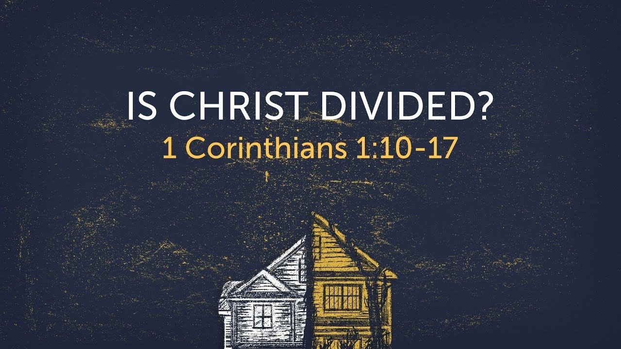 "Is Christ Divided?" - Sunday October 29, 2023 - YouTube