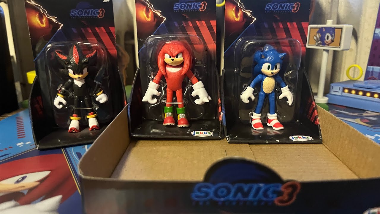Sonic The Hedgehog 3 (Movie) - Jakks Pacific 2.5 inch figures hunt and ...