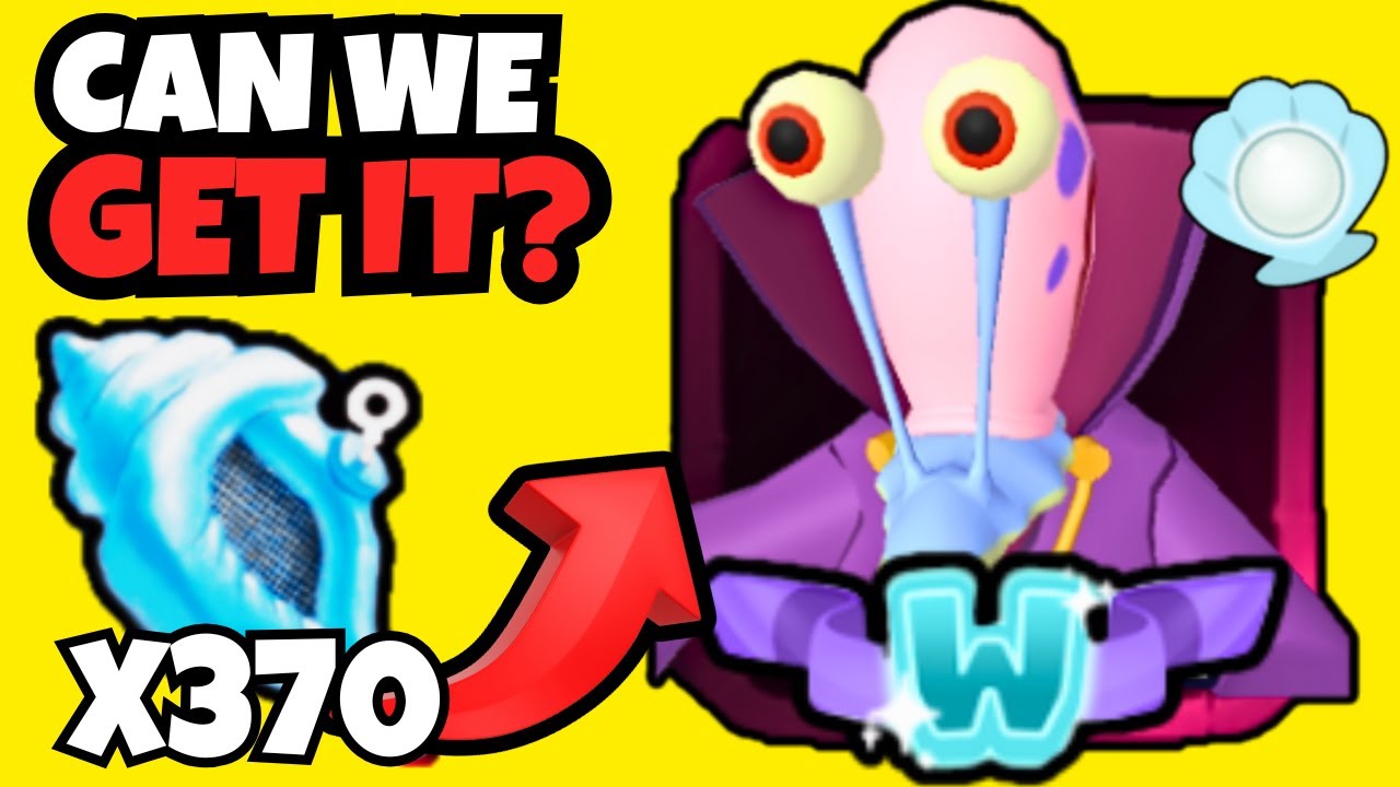 290 MAGIC CONCHES to get SHINY WUMBO DREAM GARY! Spongebob tower ...