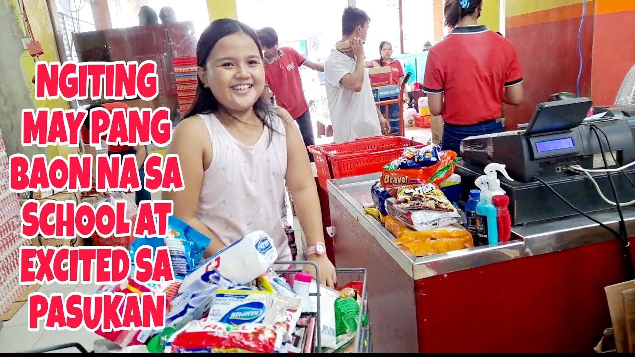 PAG GROCERY NG PANG BAON FOR ONE MONTH AT IBA PANG NEEDS SA BAHAY ...