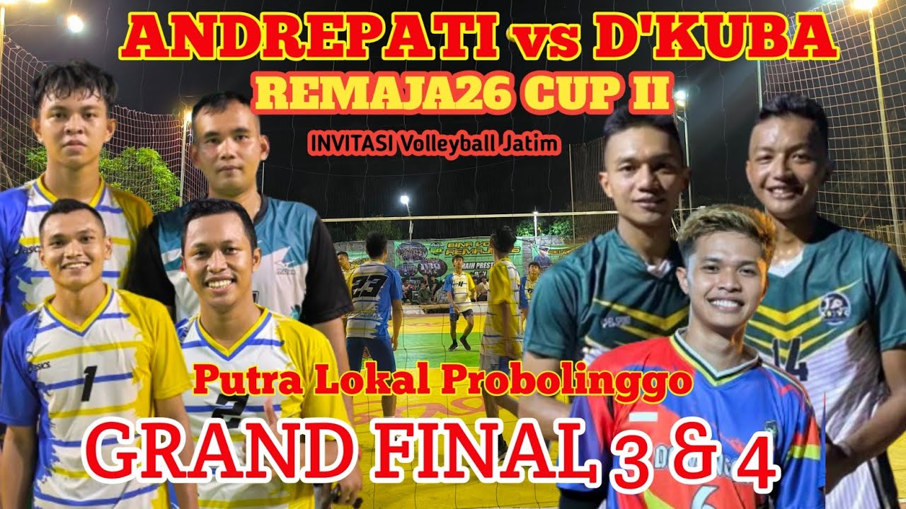 GRAND FINAL .. Adi Basit , Haris D'KUBA vs ANDREPATI iLham , Rois Bajol ...