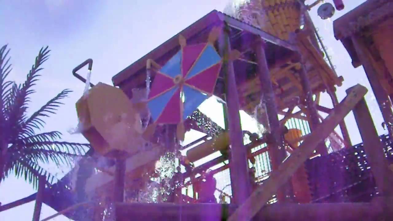 Whirlin' Waters Big Bucket Splash - YouTube