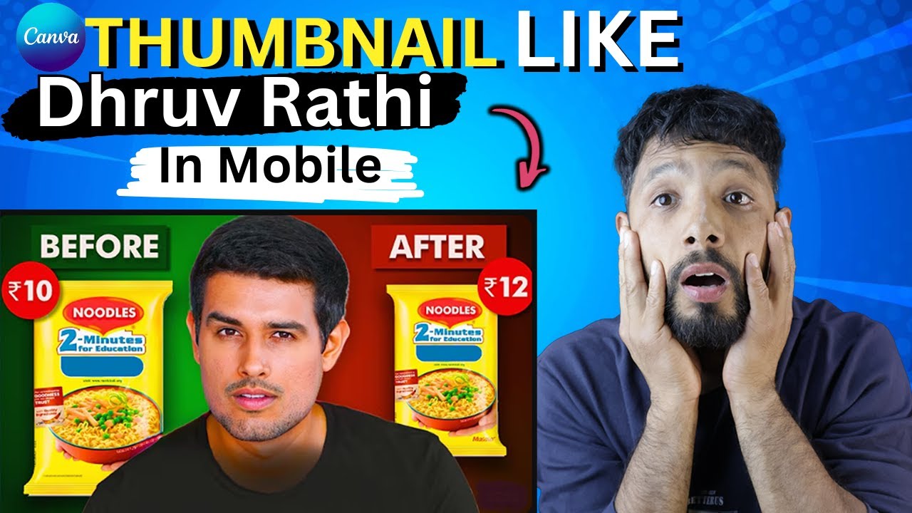 How To Make THUMBNAIL Like Dhruv Rathi In Mobile .(नेपाली ) - YouTube