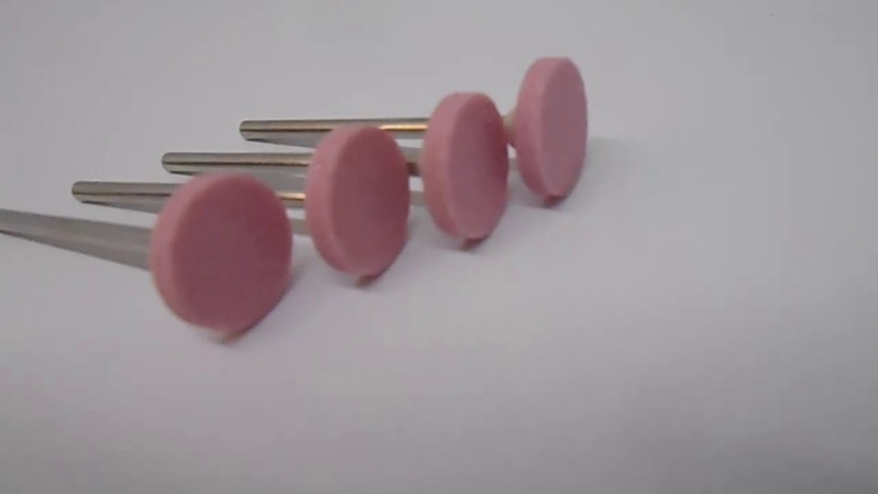 Pink Bur Stone Mata Bur Poles Gigi Bentuk Payung - YouTube