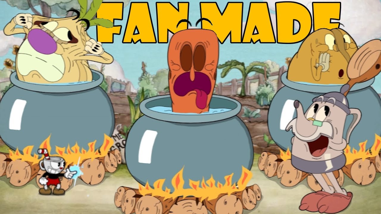 All Cuphead Fan Made Bosses Knockout Animations , Intros ...