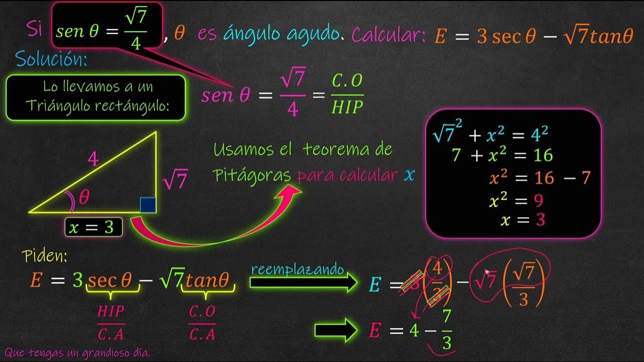 como resolver ejercicios sobre razones trigonométricas en triángulos rectángulos + ejercicios ...