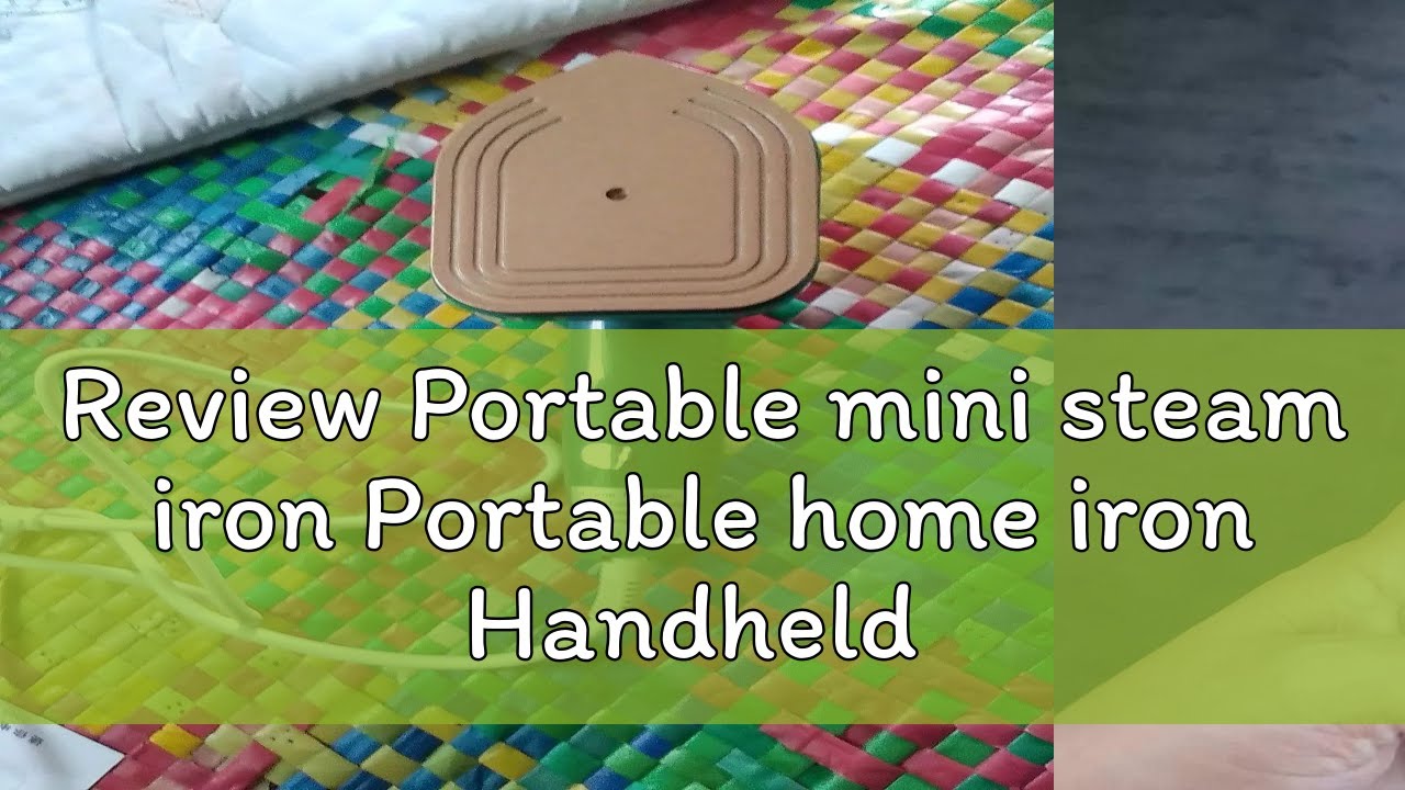 Review Portable mini steam iron Portable home iron Handheld travel iron ...
