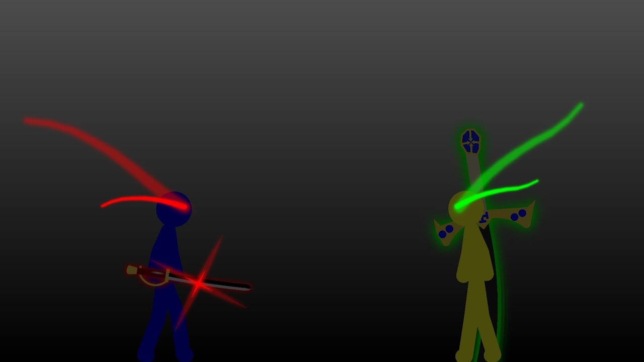 Saber vs Dark blade (Warning: Loud noise)| Stick nodes animation - YouTube