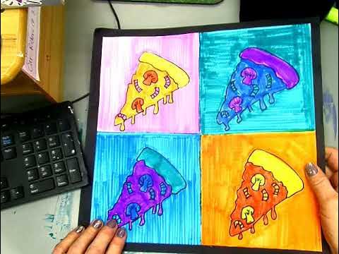 5th grade POP art project 4 views - YouTube