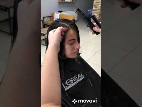 Saçın önlerine kat verme işlemi @tulayanlarhairstudio