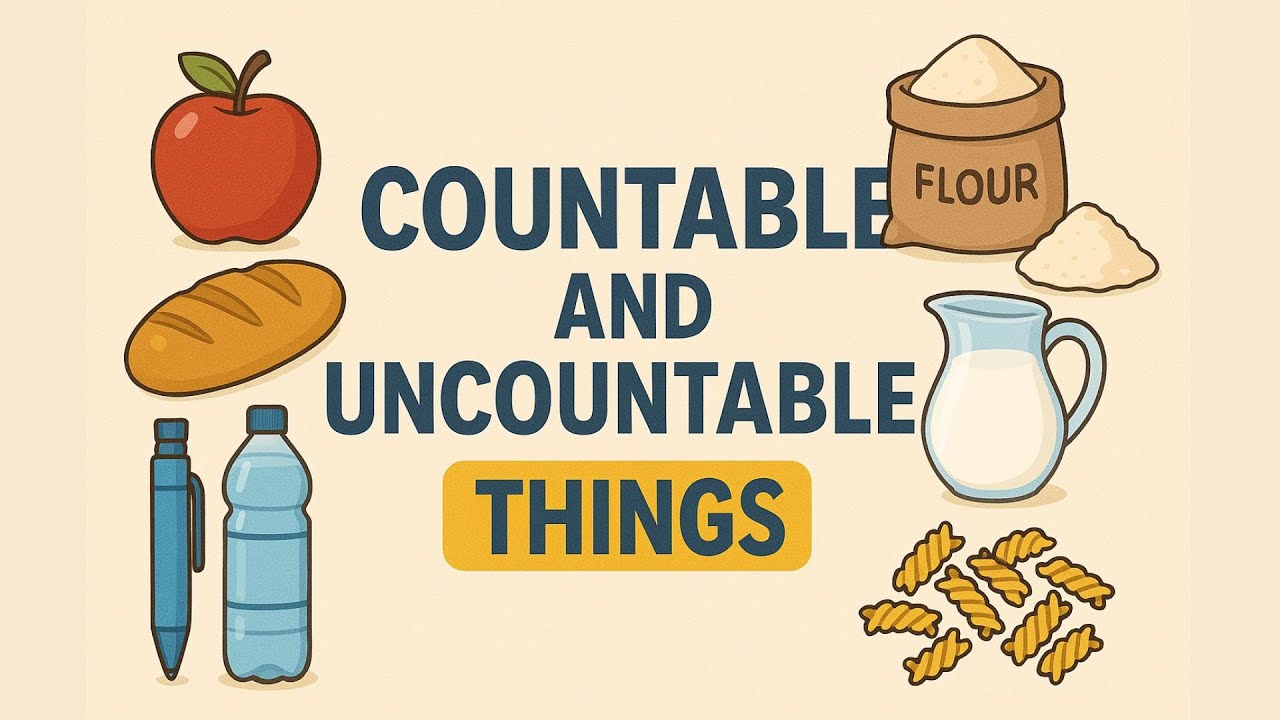 Countable and Uncountable Things Parts Of Speech / FaheemShaheen - YouTube