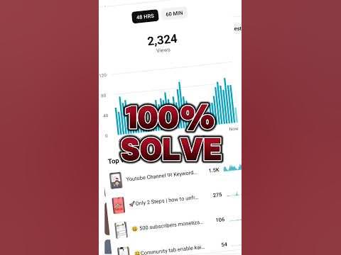 How to Fix Views Down Problem 😕| 100% SOLVE 🤯| Youtube views down problem | #shorts #viral - YouTube
