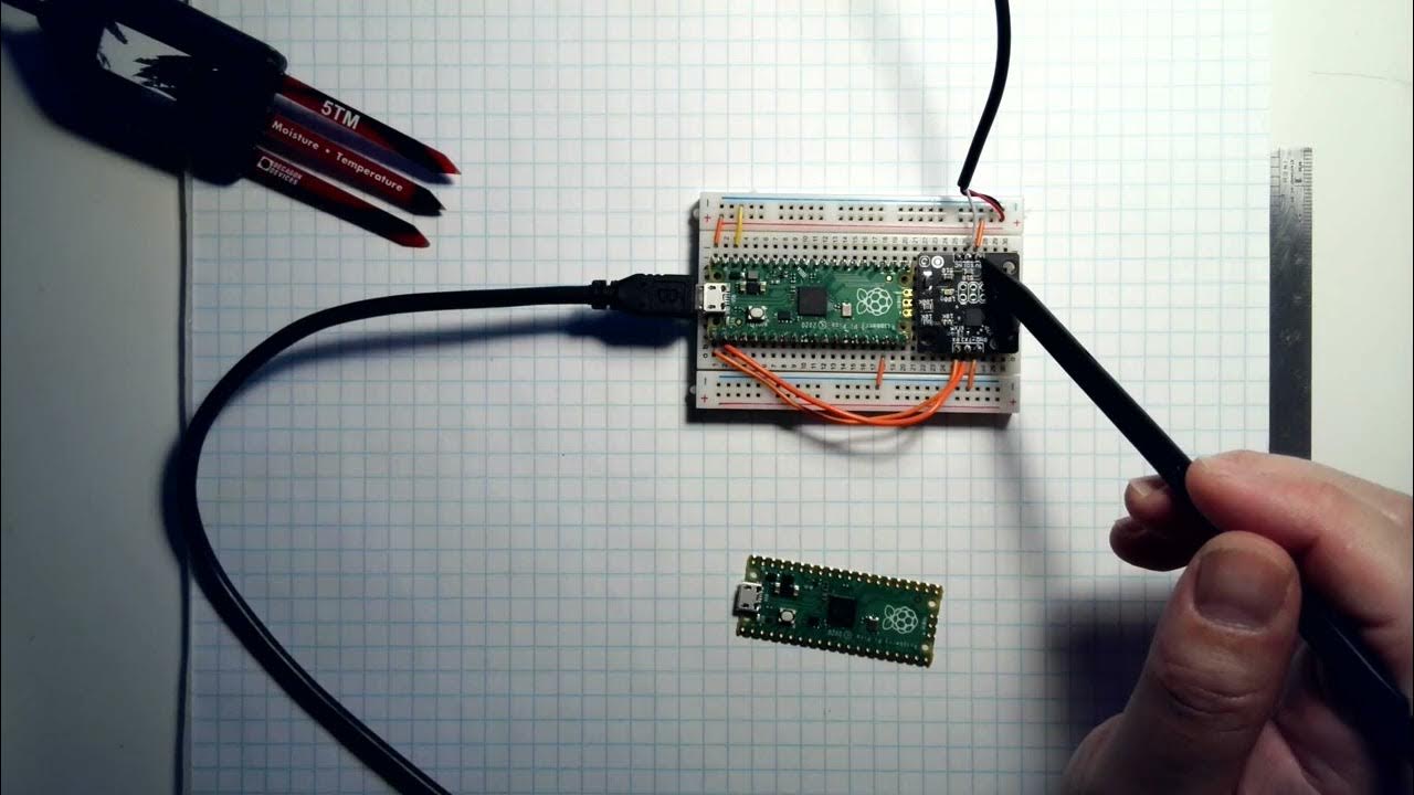 Connecting a raspberry pi pico to an SDI-12 mini module - YouTube