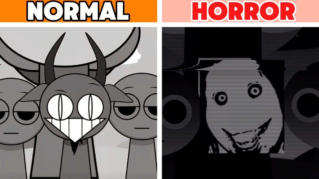 INCREDIBOX SPRUNKI: Sprunkigenics! NORMAL VS HORROR VERSION (New mod ...