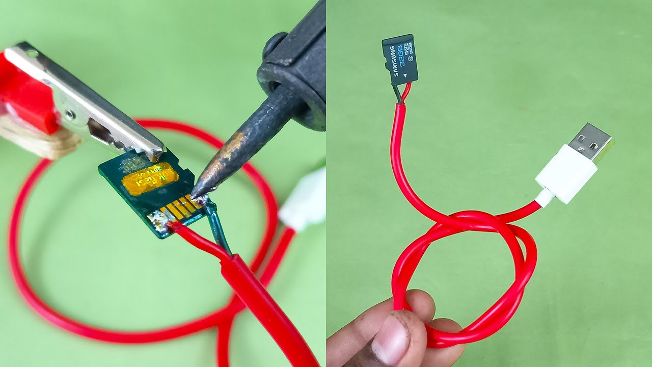 How To Make Card Reader | Micro SD Homemade Card Reader | Mobile Hack ...
