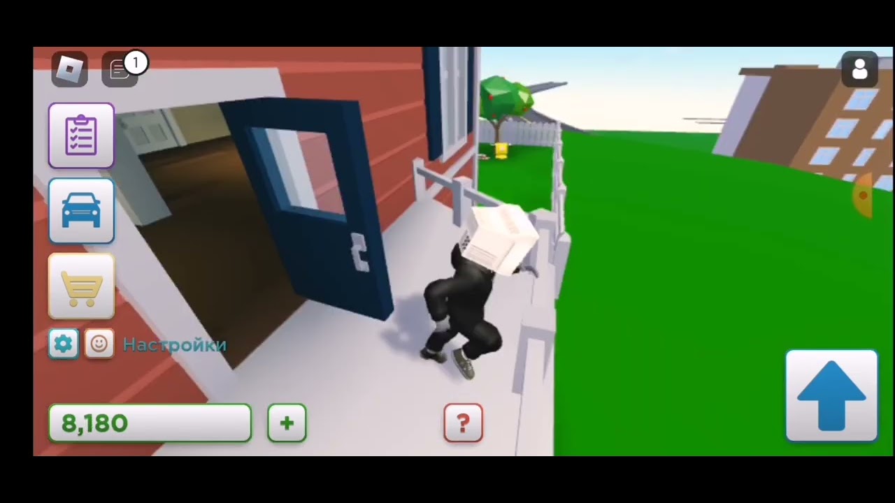 играем в роблокс, и делаем домы!😃 - YouTube