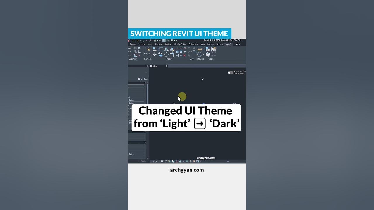 How to change Revit UI theme & language in Revit - YouTube
