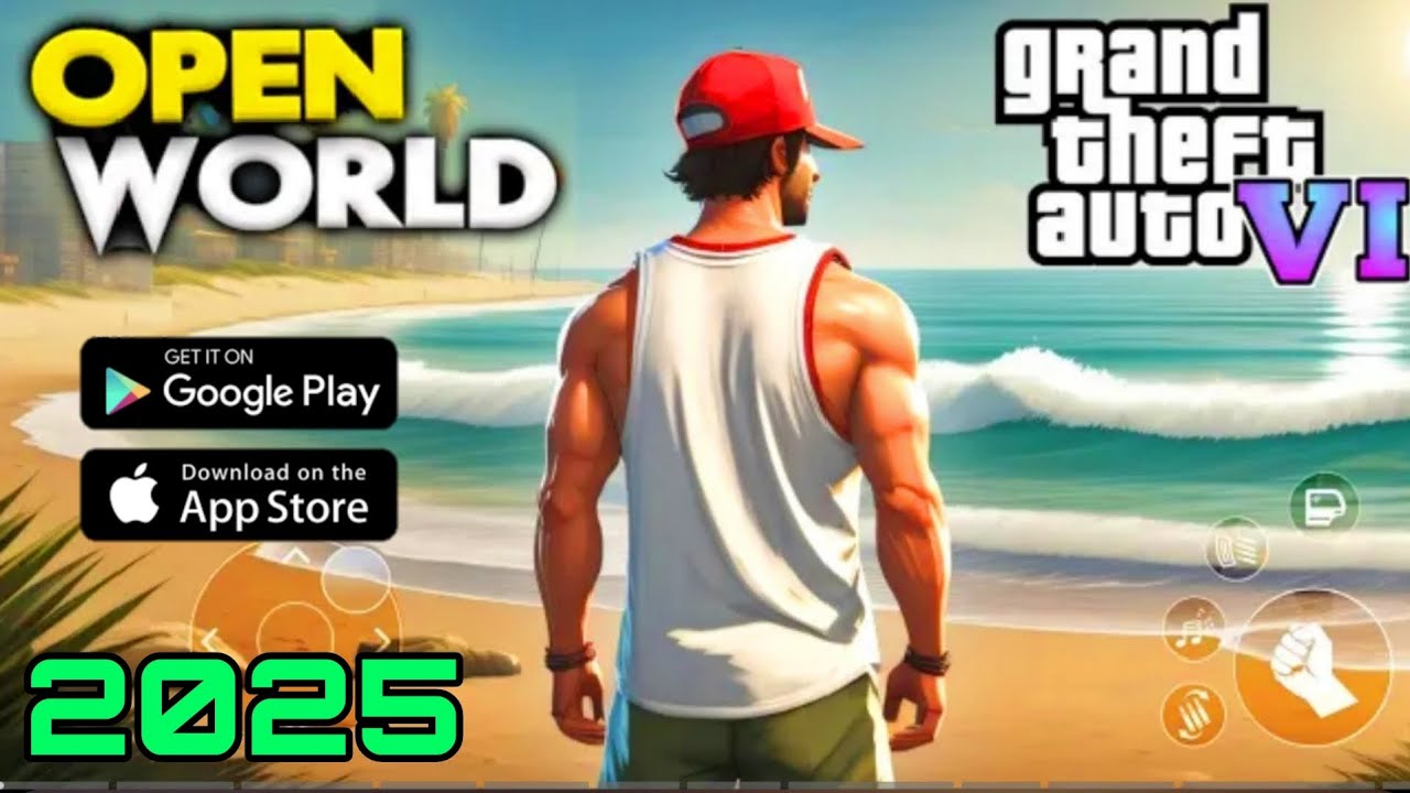 😱Top 5 Best OPEN WORLD Games Like GTA 5 for Android 2025 | Open World ...