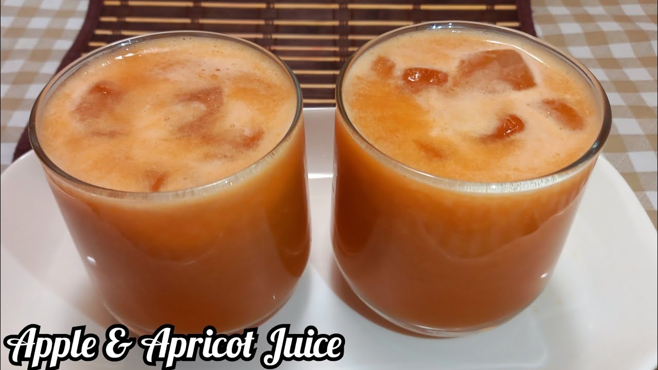 Fresh Apple and Apricot juice | Summer special Healthy and refreshing ...