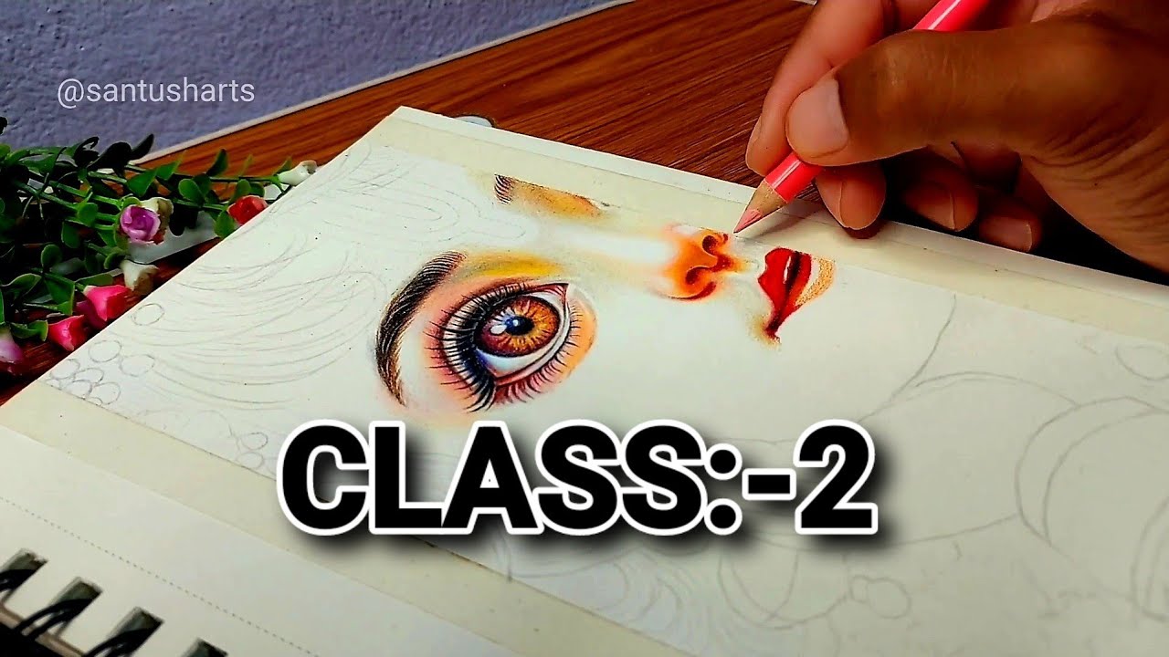 CLASS: 2 - Bal Gopal Face Drawing || Outline tutorial - YouTube
