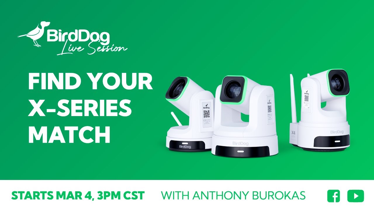 Choosing the Right BirdDog X-Series Camera - BirdDog Live Session 005 - YouTube