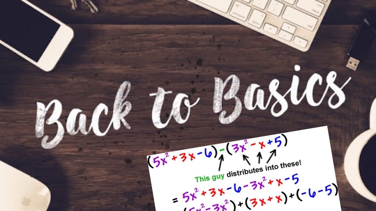Back to Basics - Adding and Subtracting Polynomials | Math Help - YouTube