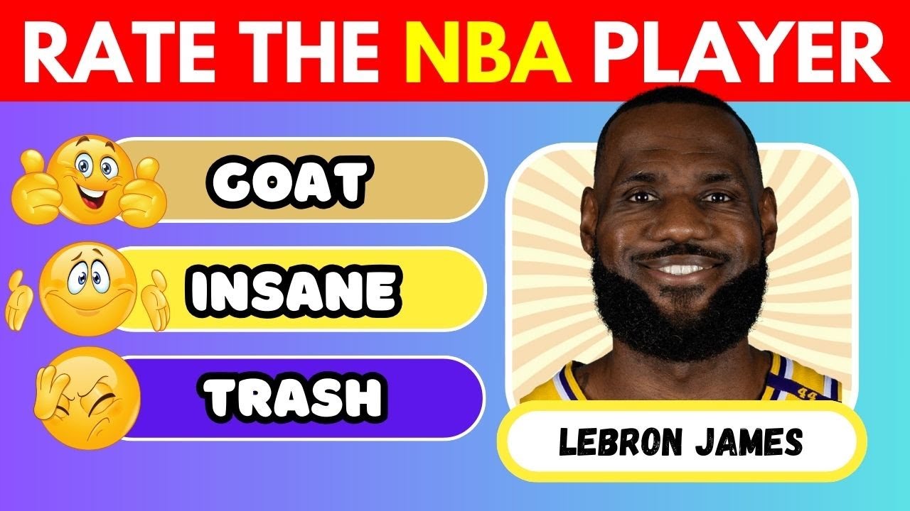 Rate NBA Legends & Stars 🏀 | Ultimate Basketball Player Tier List Quiz ...