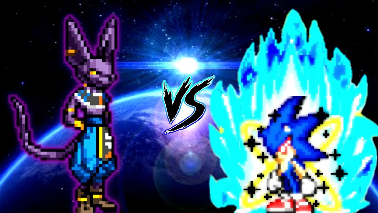 Lord Beerus V5 JXM VS Sonic Chaos V4 (all form) in Mugen - YouTube