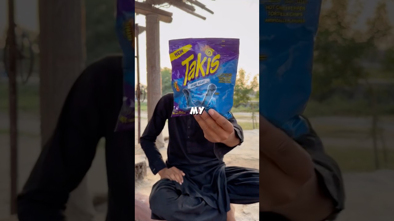 trying blue heat takis for the first time in my entire life #takis ...