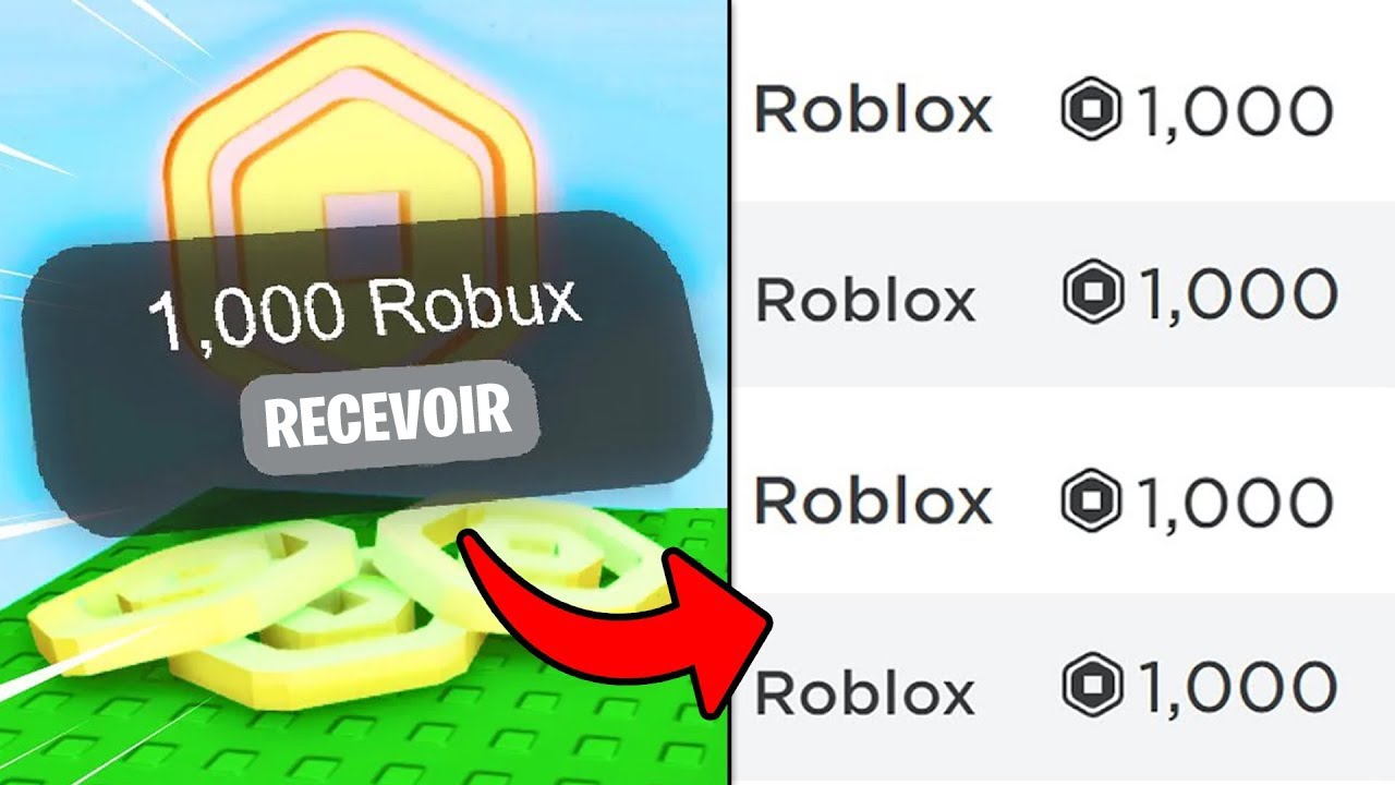 COMMENT RECEVOIR 20 000 ROBUX SUR ROBLOX BROOKHAVEN 😱 - YouTube