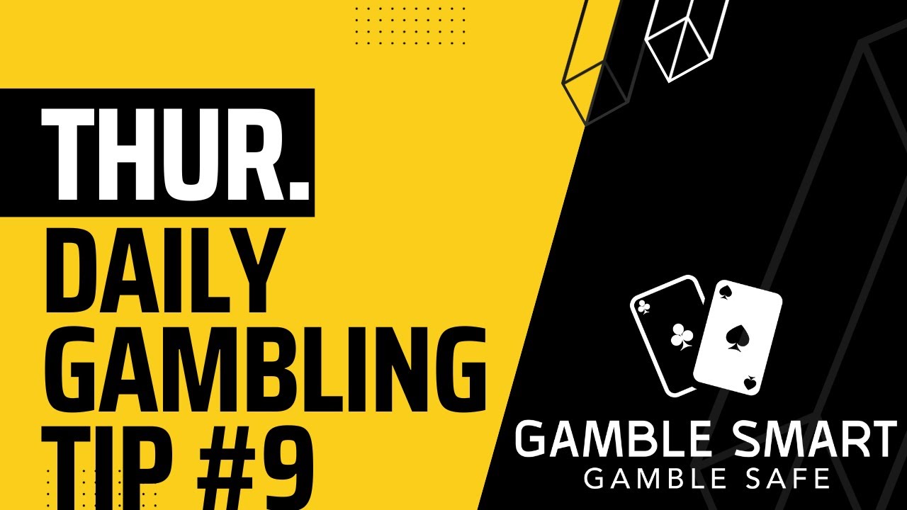Daily Gambling Tip #9 🎰 Thursday, November 16th: Gamble Smart, Gamble ...