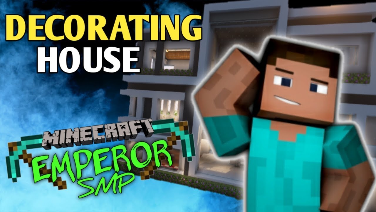 Completing My House Fully In Minecraft Emperor SMP | Day #5 - YouTube