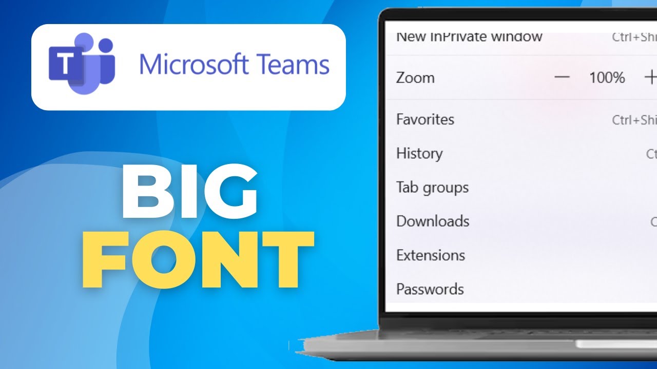 How To Increase Font Size In Microsoft Teams App - YouTube