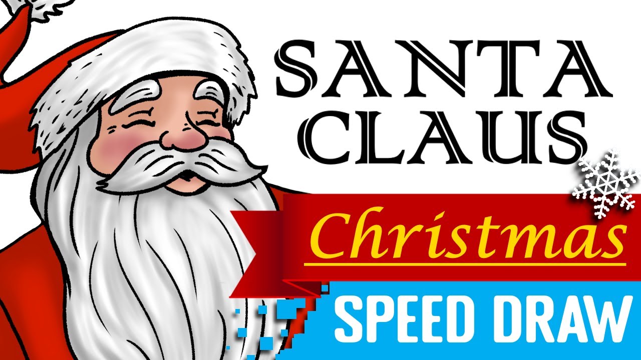 Santa Claus - Christmas Speed Draw - Jade Jester - YouTube