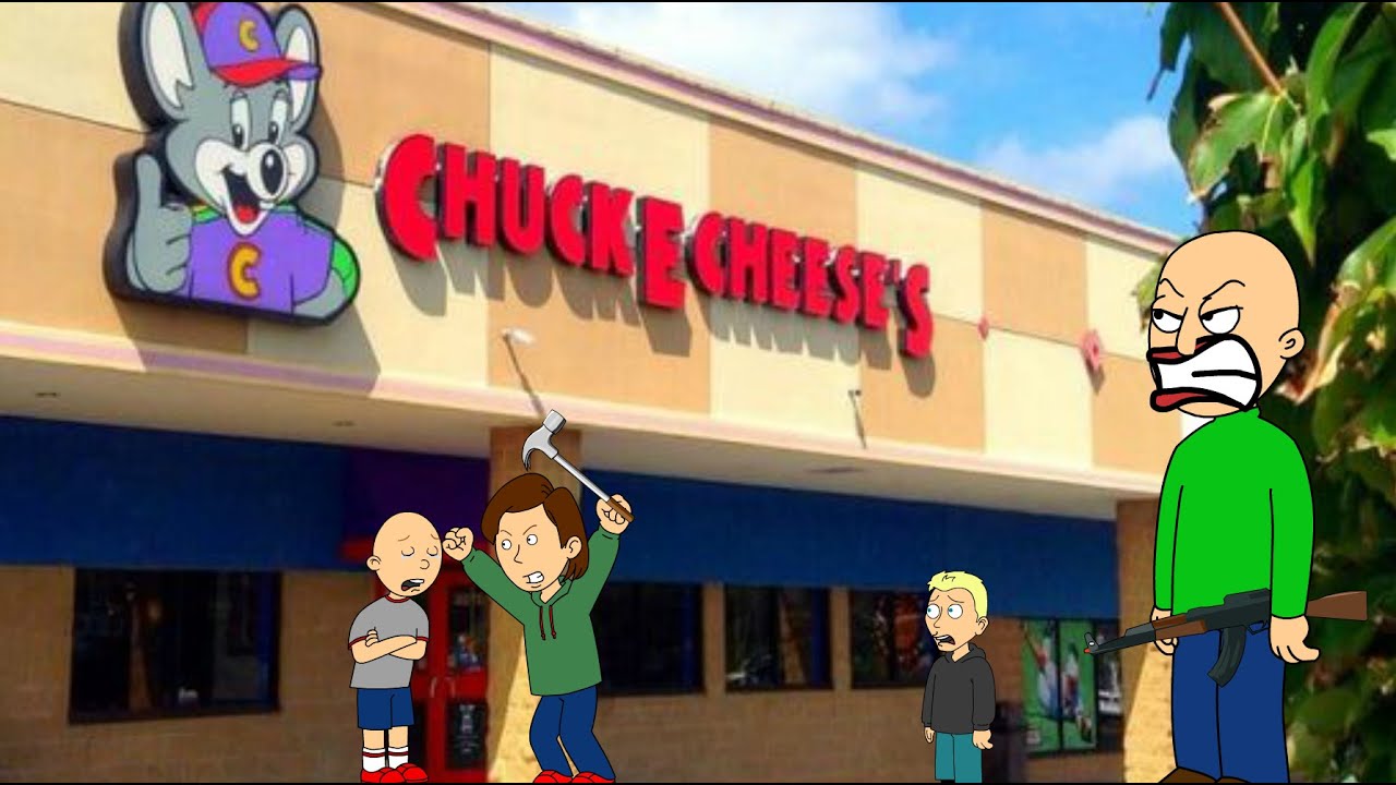 Classic Caillou Skips School To Go To Chuck E Cheese's And Get's ...