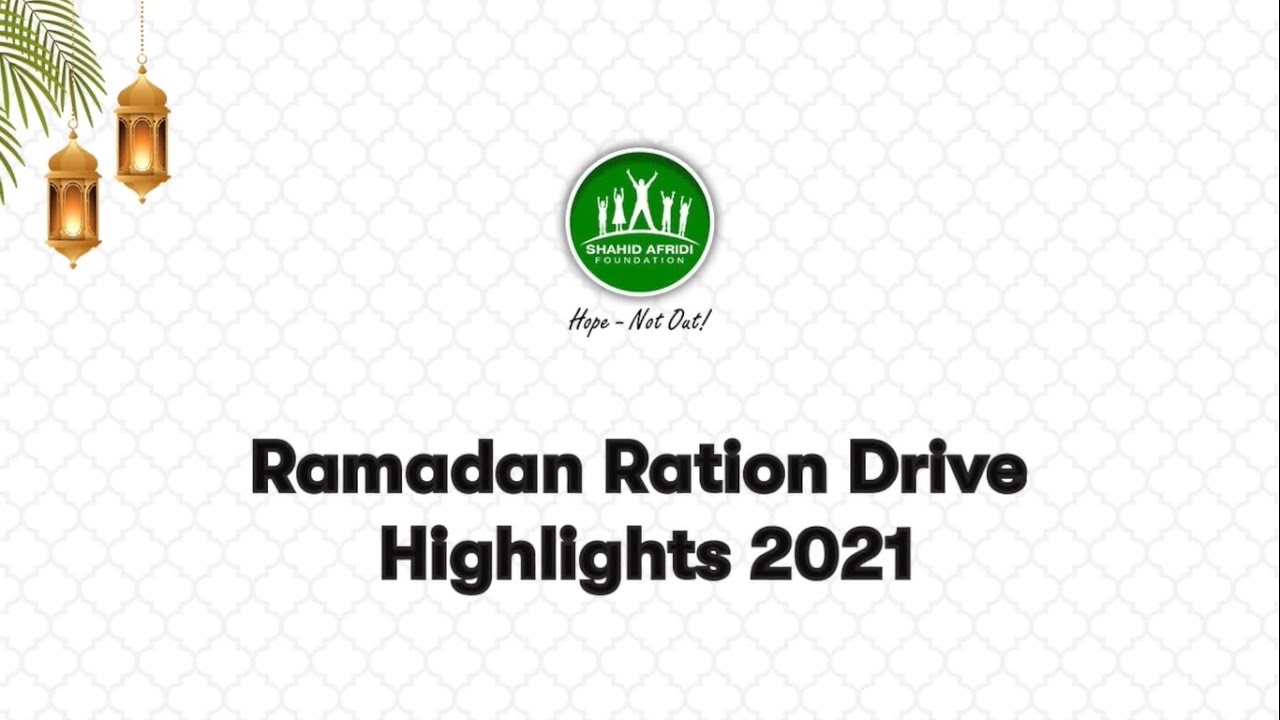 Ramadan Ration Drive Highlights 2021 #ZakatSeUmeed - YouTube