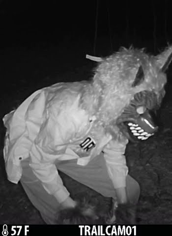 Werewolf caught on our trail camera… - YouTube