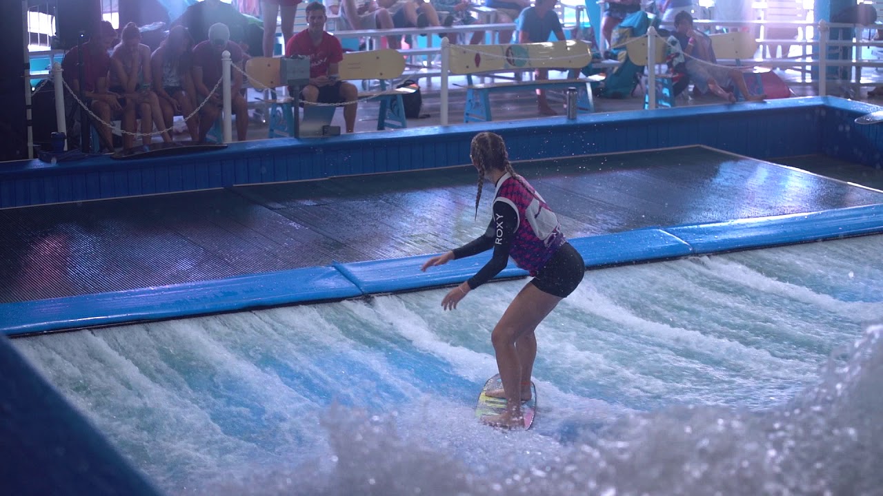 Womens Flowboard on the FlowRider FLOW Tour at Salomon Center Ogden ...