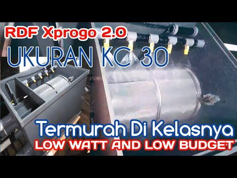 RDF Rotary Drum Filter Kolam Koi, Ukuran KC 30 (Xprogo 2.0) full spek #rdfdiy #rdfmurah - YouTube