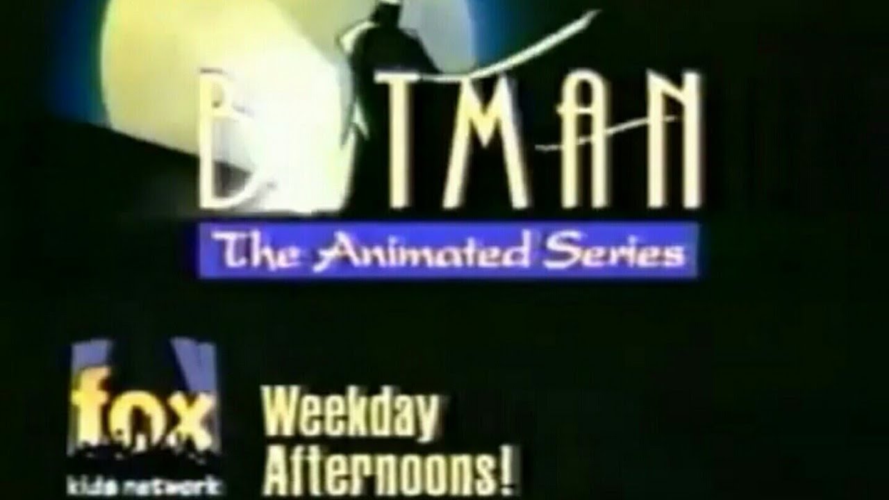 "Batman, the Animated Series" FOX Kids/after school promo (1994) - YouTube