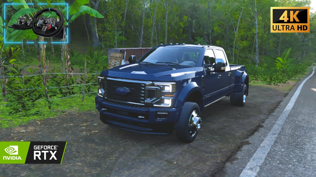 Ford F450 Platinum // Forza Horizon 5 | Logitech g29 Gameplay [ 4k ...