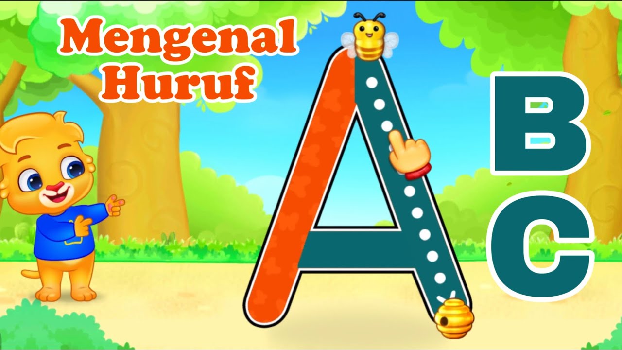 Mengenal Huruf ABC dengan cara sederhana yang menyenangkan | Belajar ...