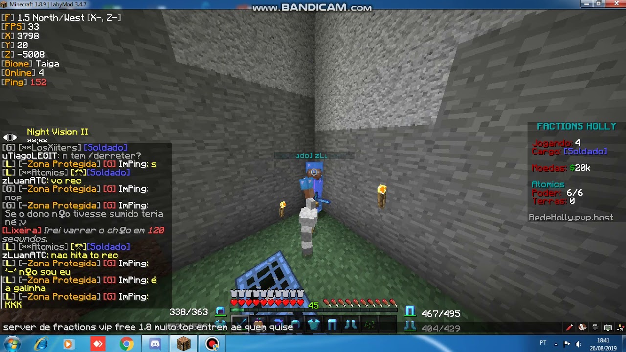 Server de factions vip free ! - YouTube