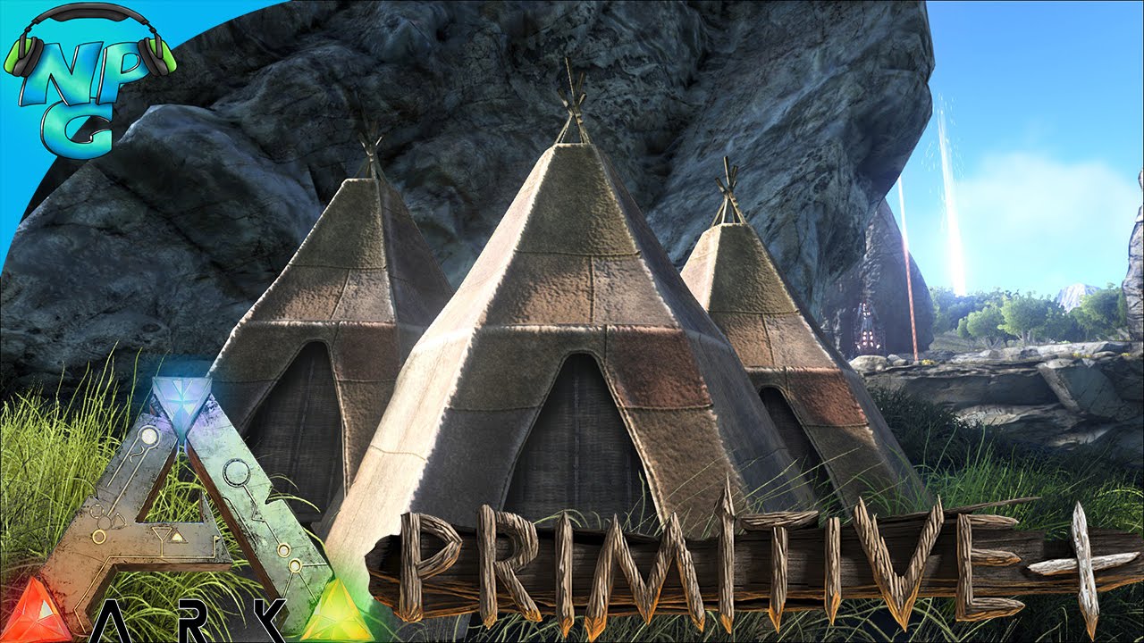 Teepees and Adobes! Primitive+ - ARK Survival Evolved Gameplay E5 - YouTube