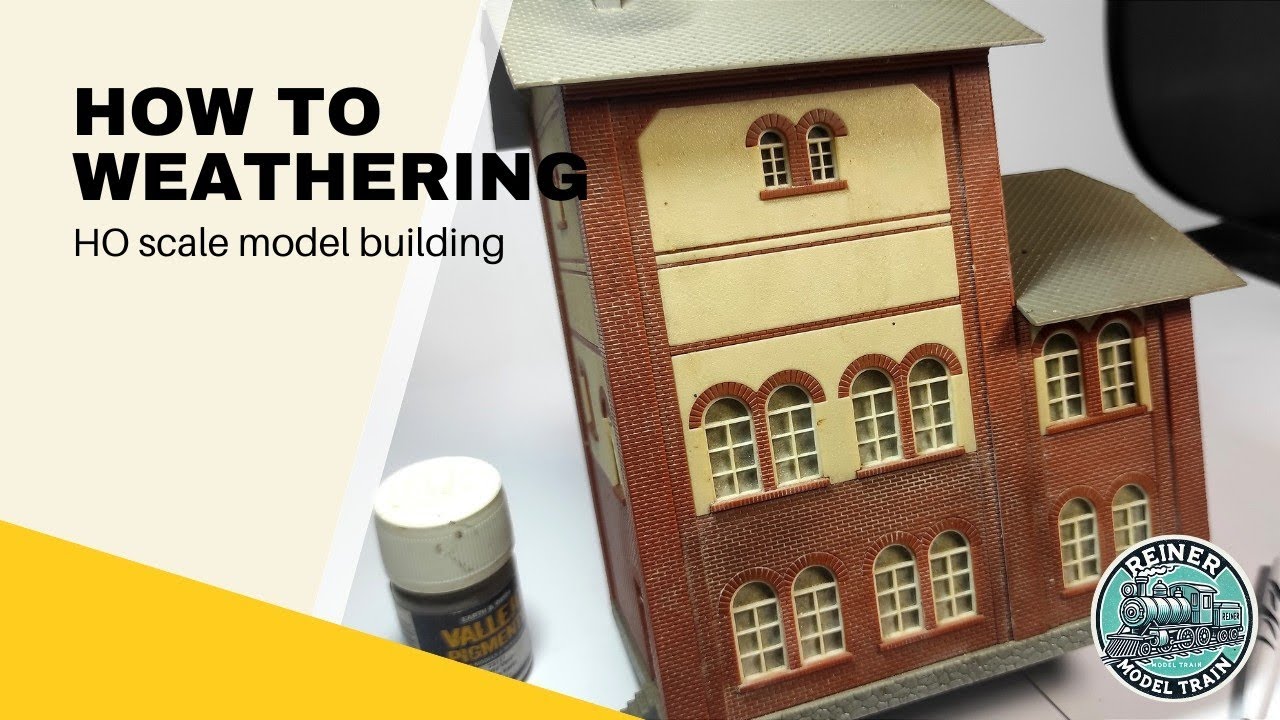 How to weathering HO scale model building - HO scale Model Railway ...