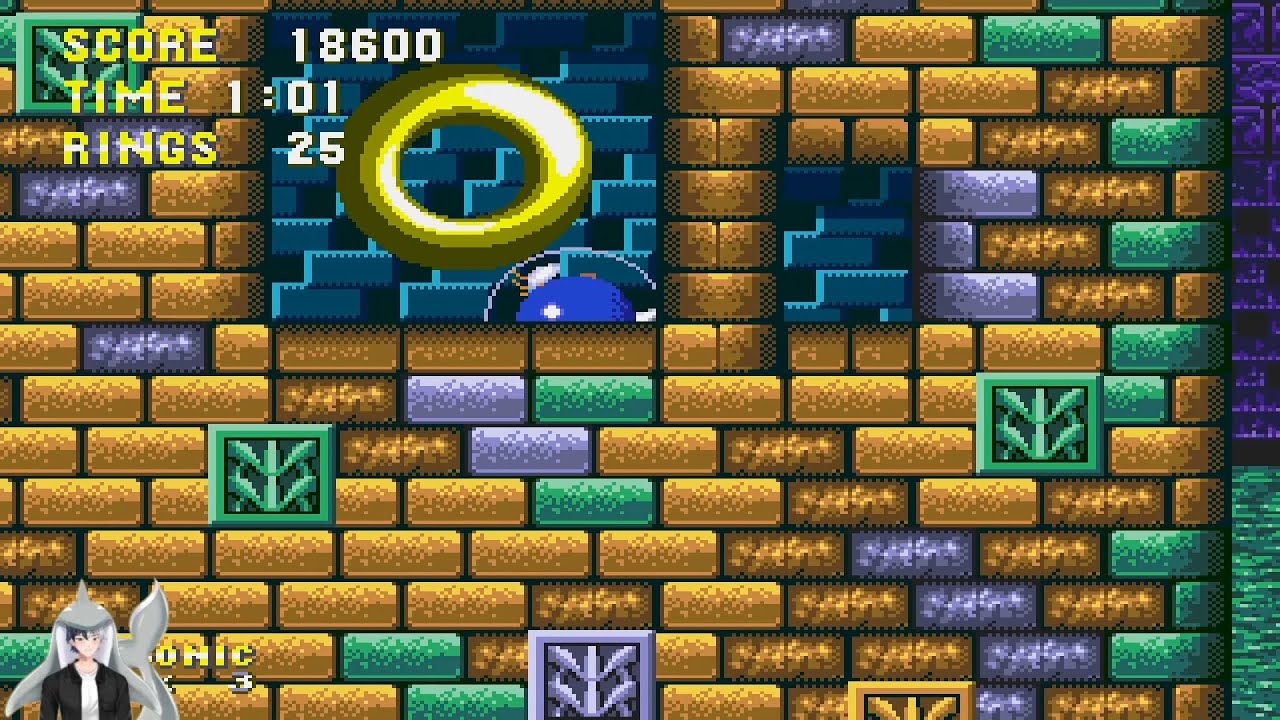 Sonic The Hedgehog 3 & Knuckles All Giant Rings Hydrocity Zone Act 1 ...