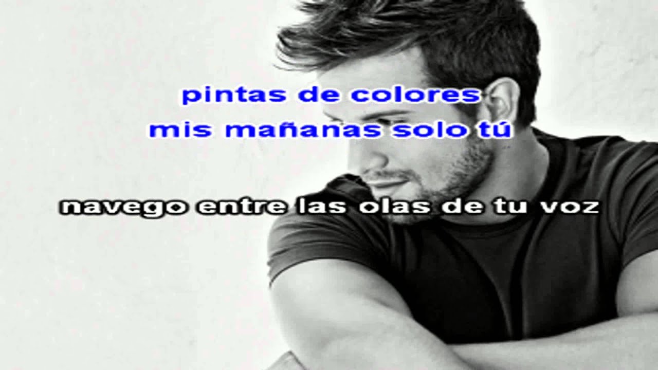 Pablo Alborán - Solamente Tu Karaoke - YouTube Music
