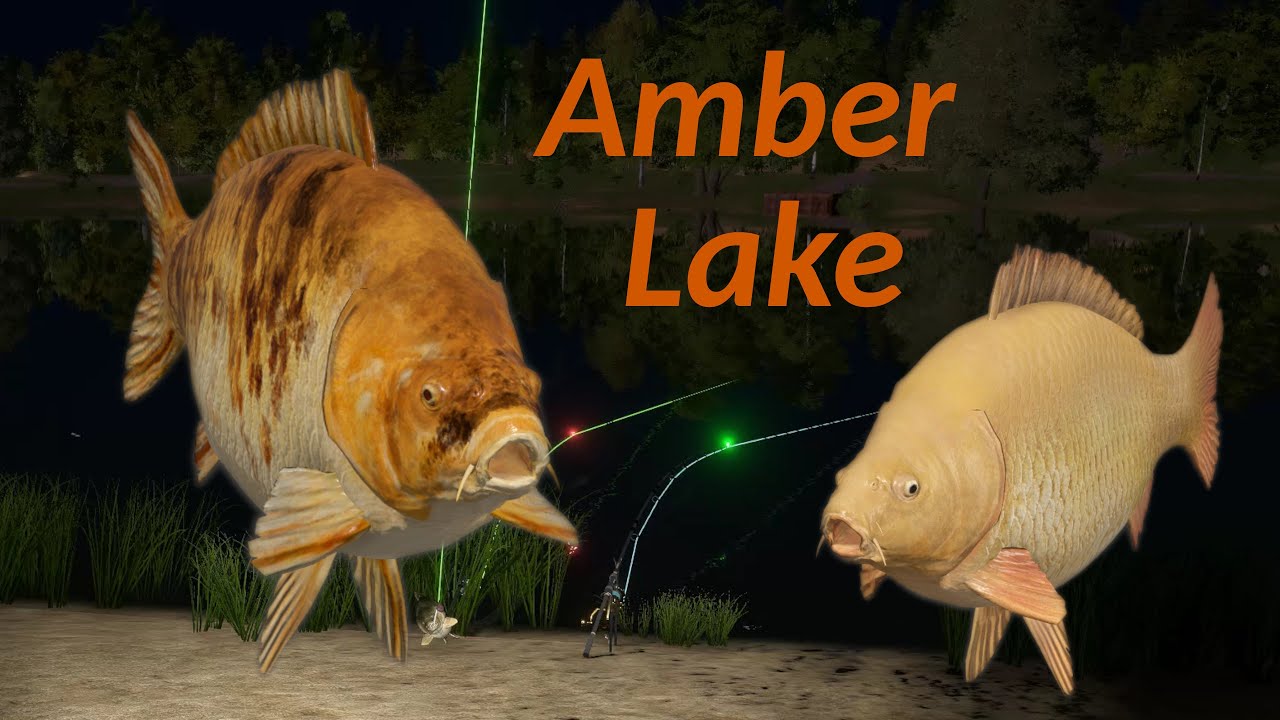 Russian Fishing 4 | Amber Lake color CARP | RF4 SPOT #45 - YouTube